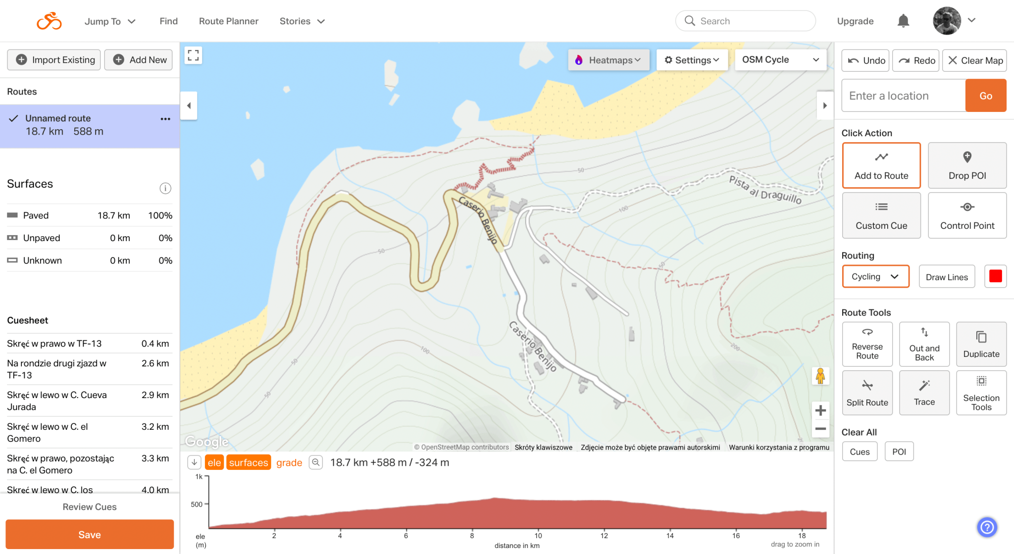 Koniec drogi? Czyli jak planować trasy kolarskie. - Na Osi
